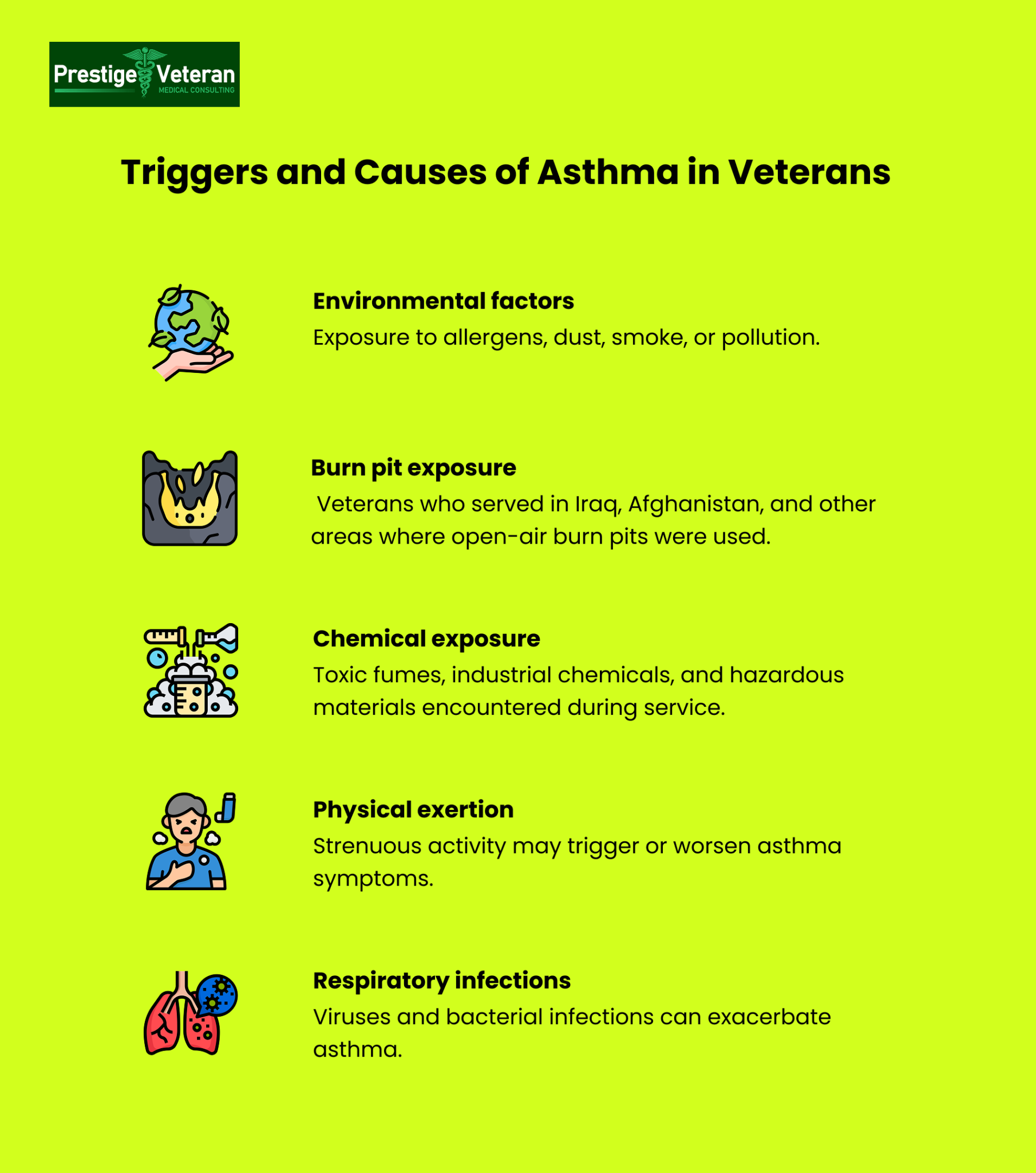 VA Ratings for Service-Connected Asthma and PACT Act Benefits ...