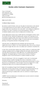 How to Write a Supportive VA Buddy Letter (With Examples) - Prestige ...